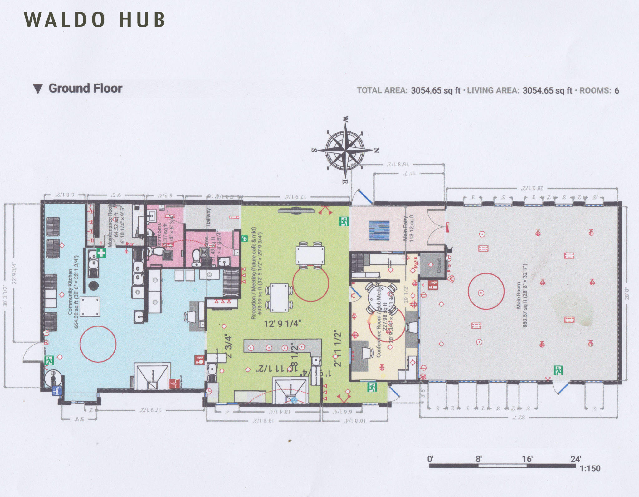 Hub_Gfloor_plan | Waldo Hub Nonprofit Center